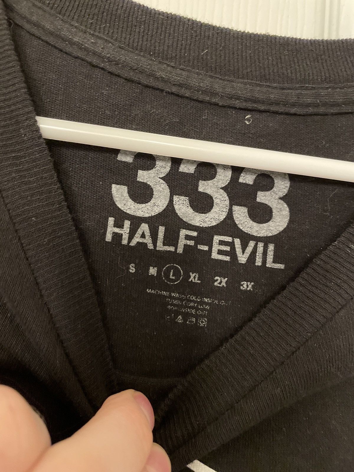 Half Evil Logo Tee | Grailed