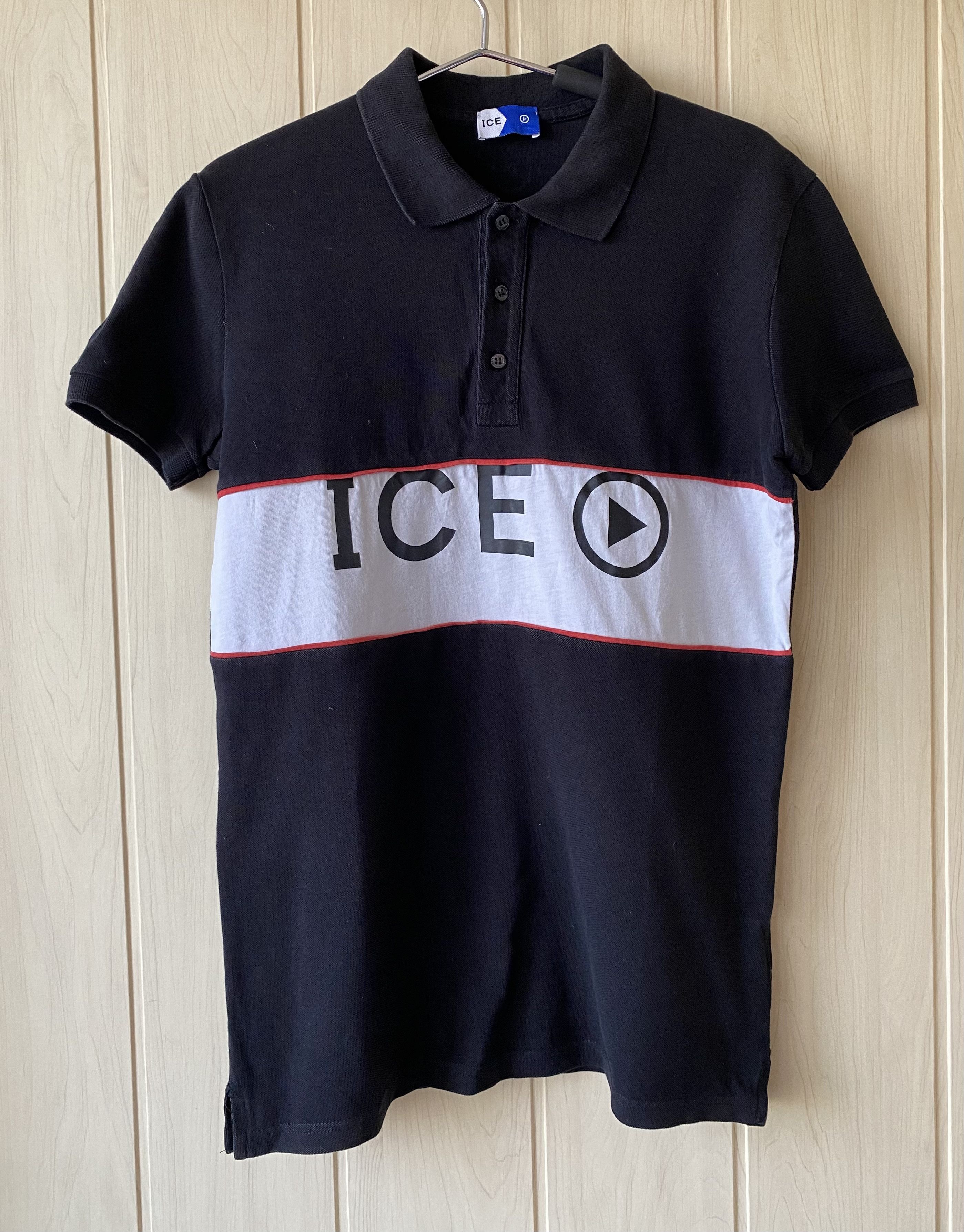 Iceberg Iceberg Ice logo polo t-shirt | Grailed