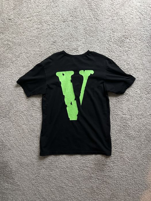 Vlone Vlone Friends T-Shirt 'Black/Green' | Grailed