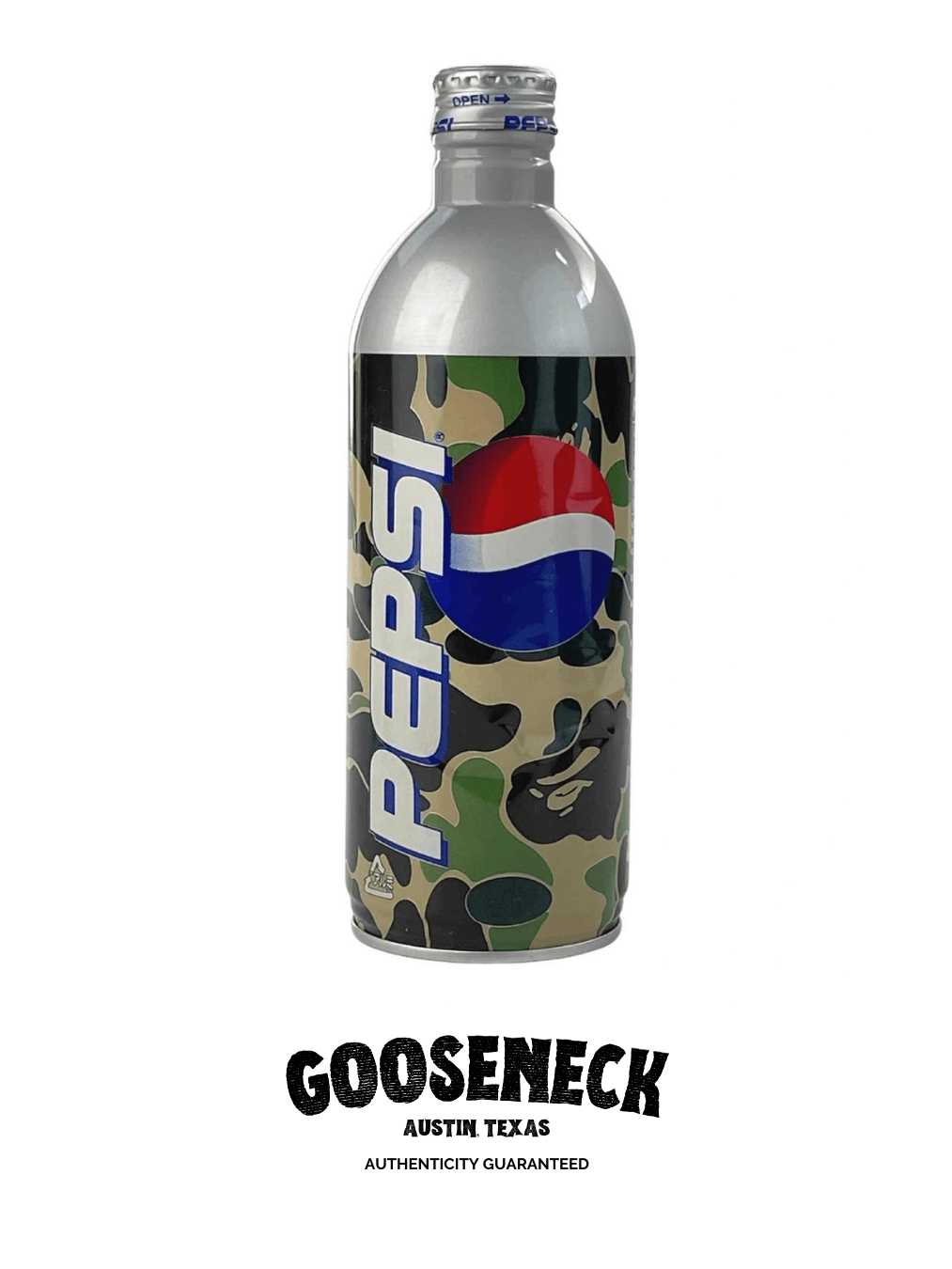 Bape Bape x Pepsi ABC Camo Soda Bottle | Grailed