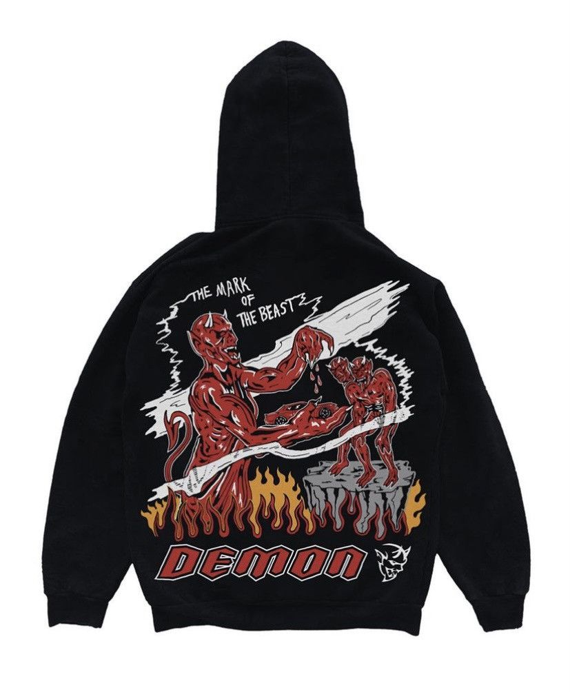 Warren Lotas Warren Lotas x Dodge Demon Hoodie | Grailed