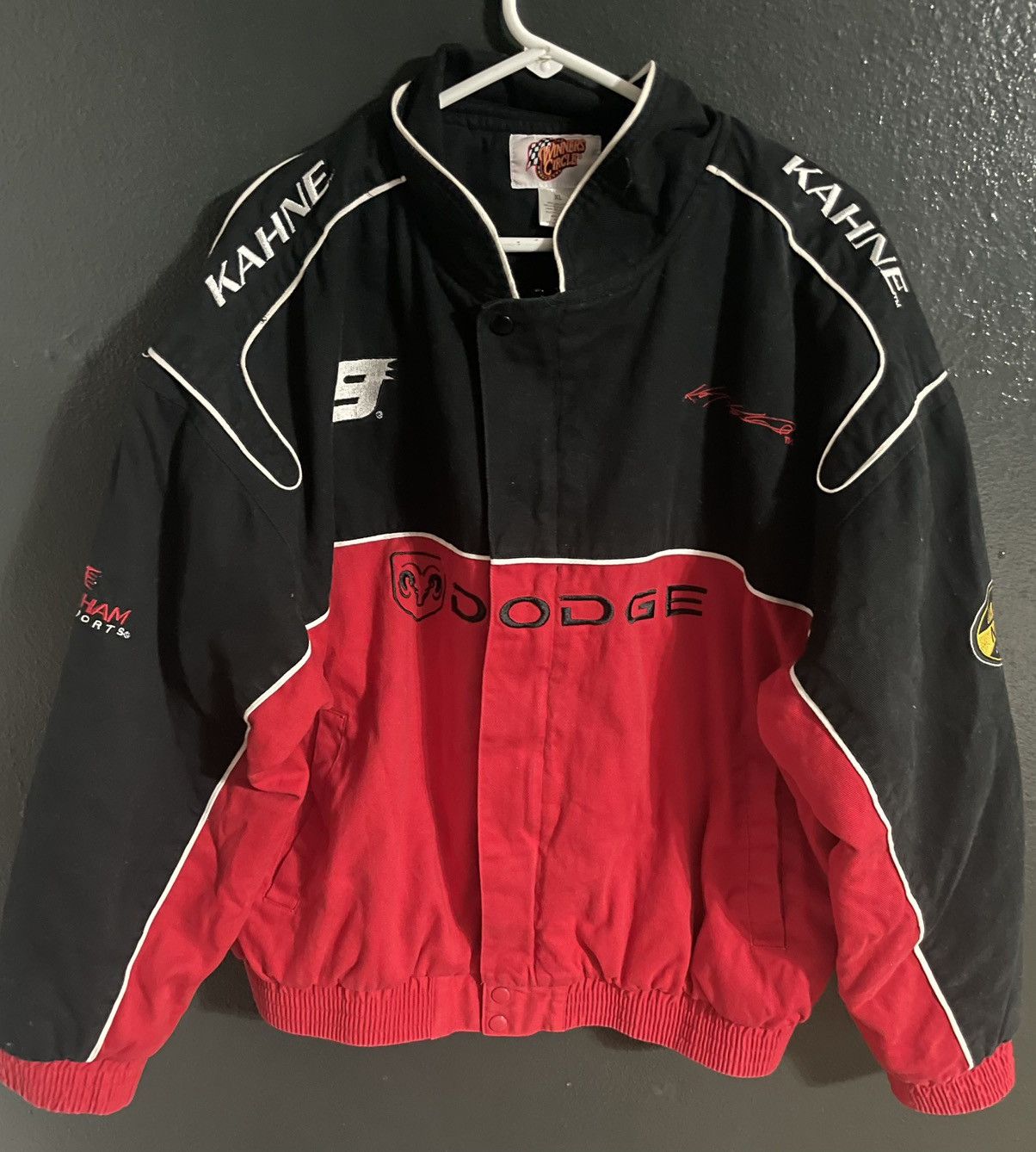 NASCAR × Vintage Vintage Nascar Dodge Racing Jacket | Grailed