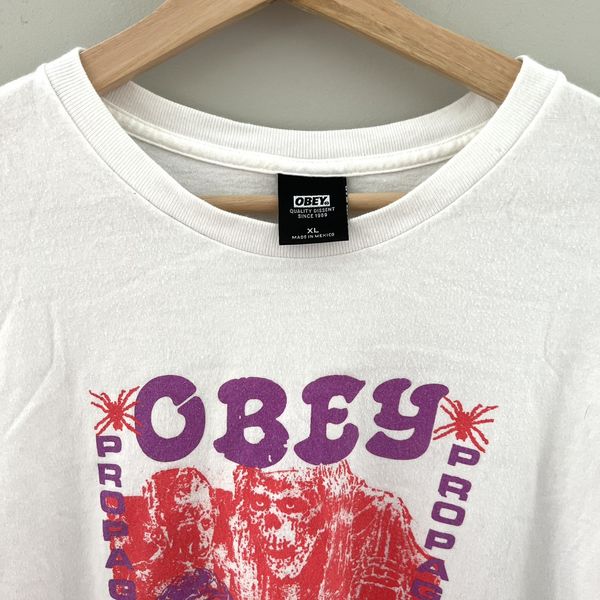Obey OBEY Propaganda Zombie Flower Graphic Tee | Grailed