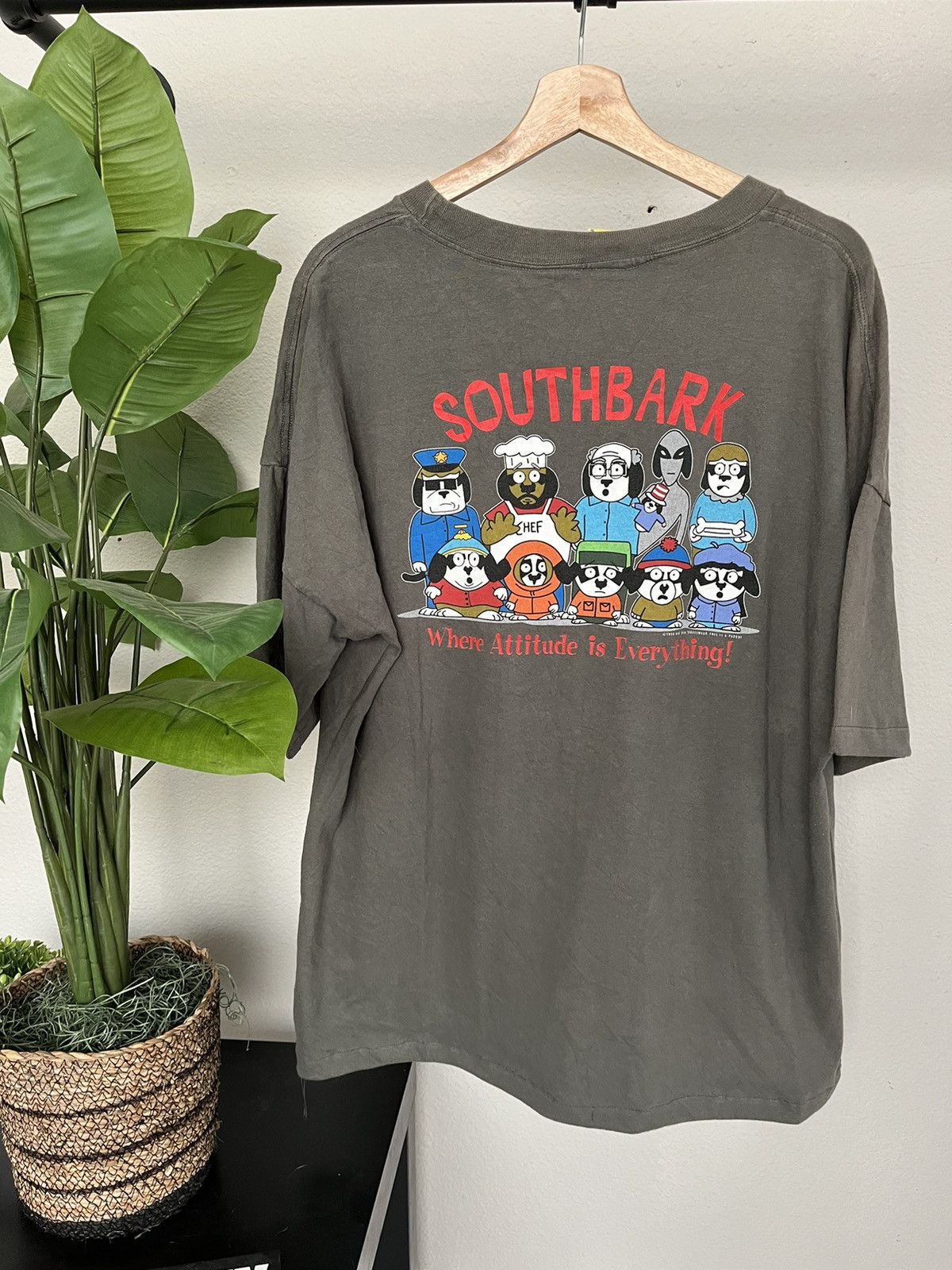 Big Dogs × Vintage Vintage 90’s Big dogs South Park parody promo T ...