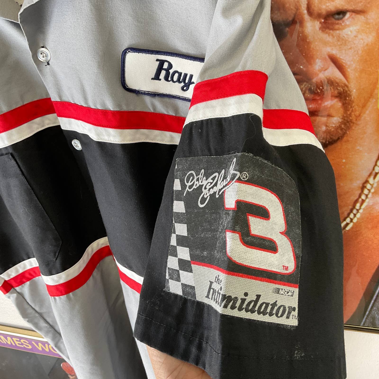 NASCAR Vintage Mechanic Button Up Shirt | Grailed