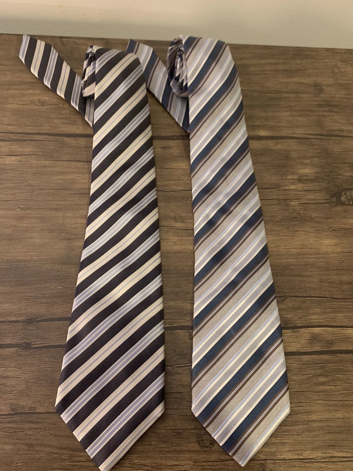 Hugo Boss Hugo Boss ties, made in Italy. Modern, striped. Silk | Grailed