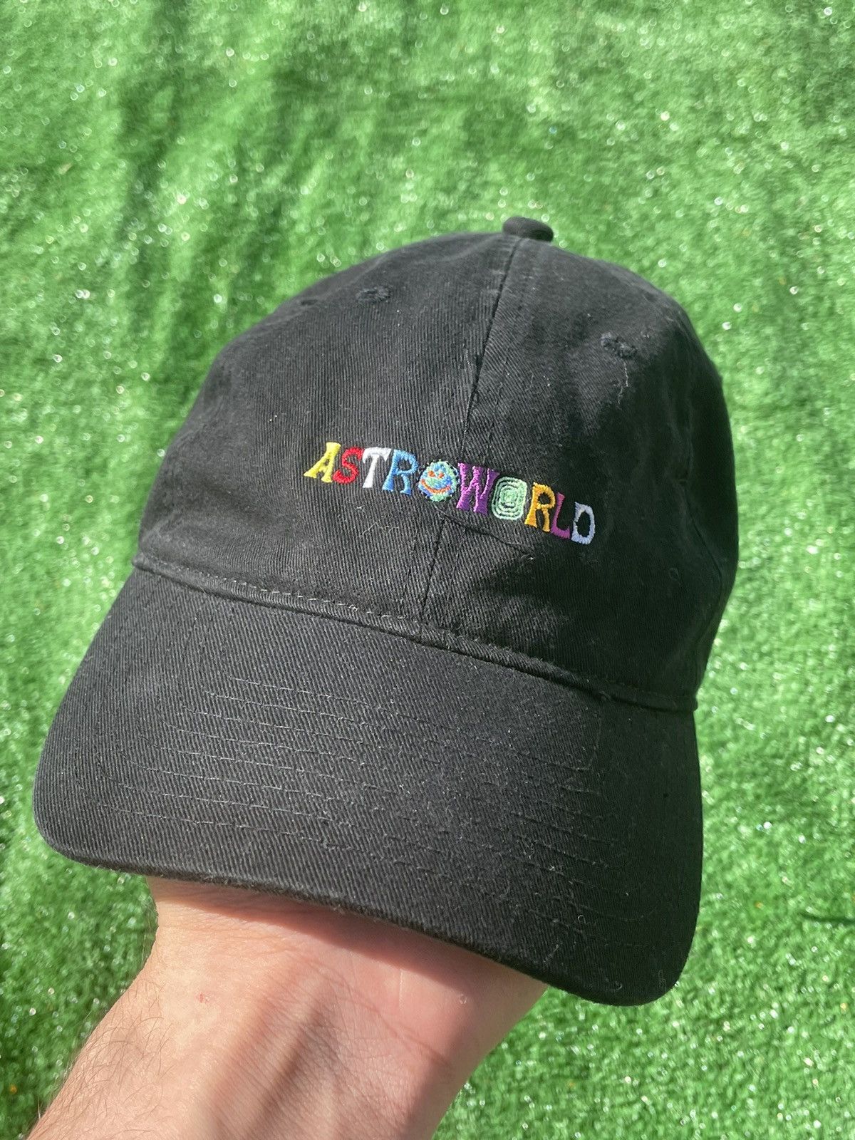 Travis Scott AstroWorld strap back hat | Grailed