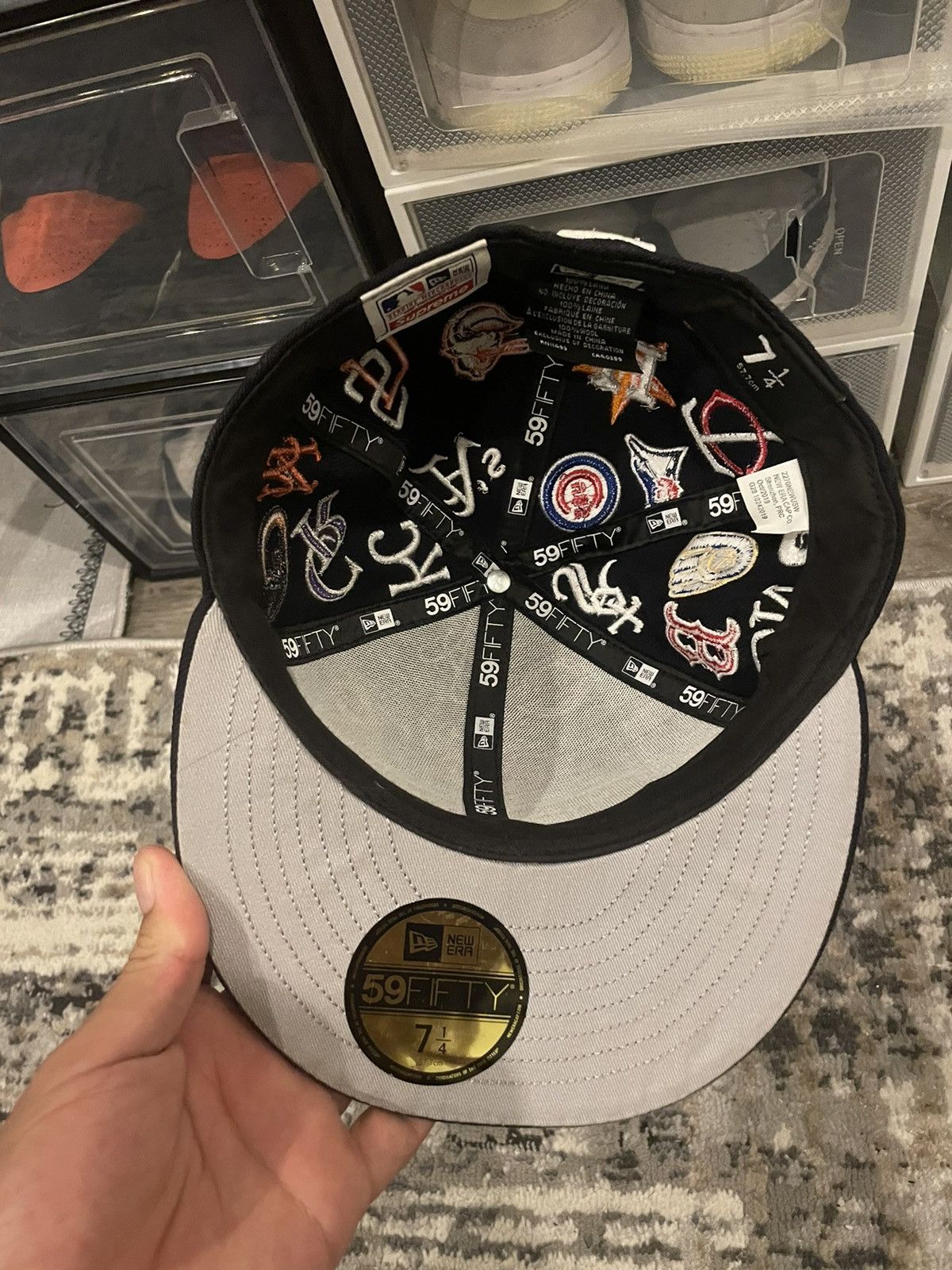 Supreme Supreme SS20 Navy MLB New Era Fitted Hat | Grailed