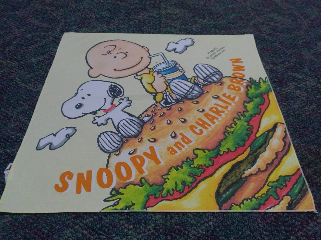 Peanuts × Vintage Peanuts Snoopy Charlie Brown Bandana Handkerchief | Grailed