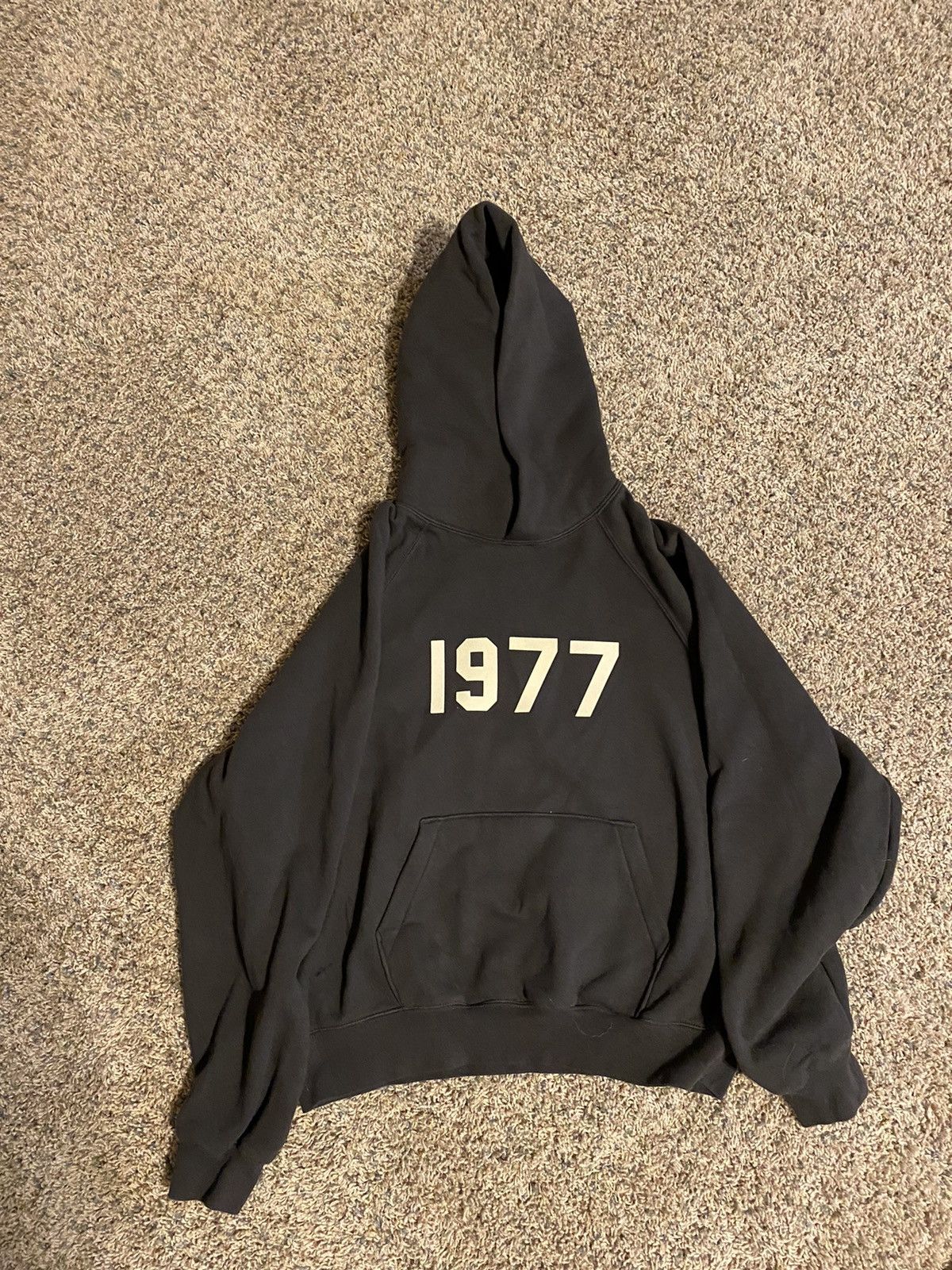 Essentials Essentials grey 1977 hoodie | Grailed