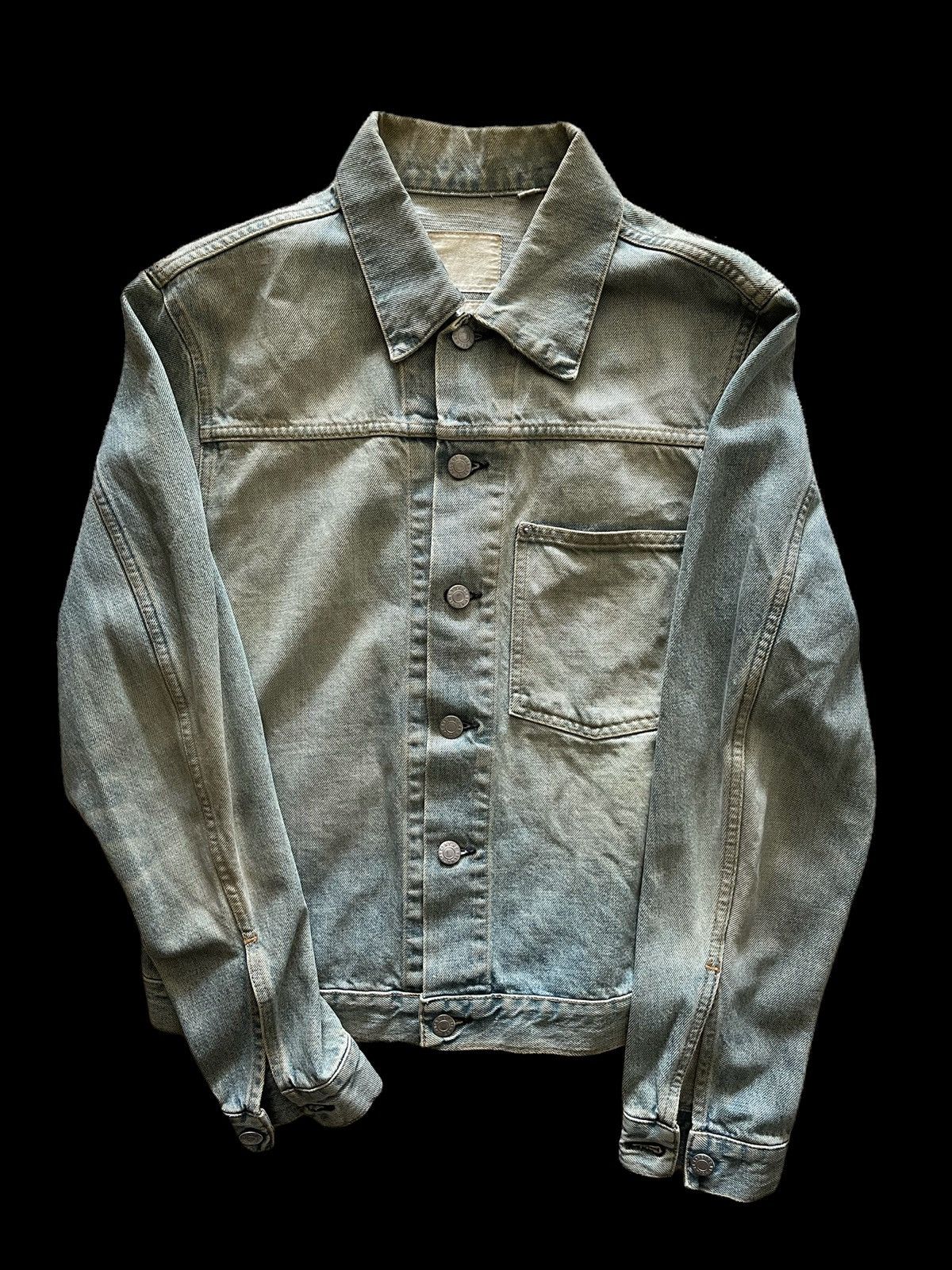 Helmut Lang Vintage Helmut Lang type 1 sand washed denim jacket | Grailed