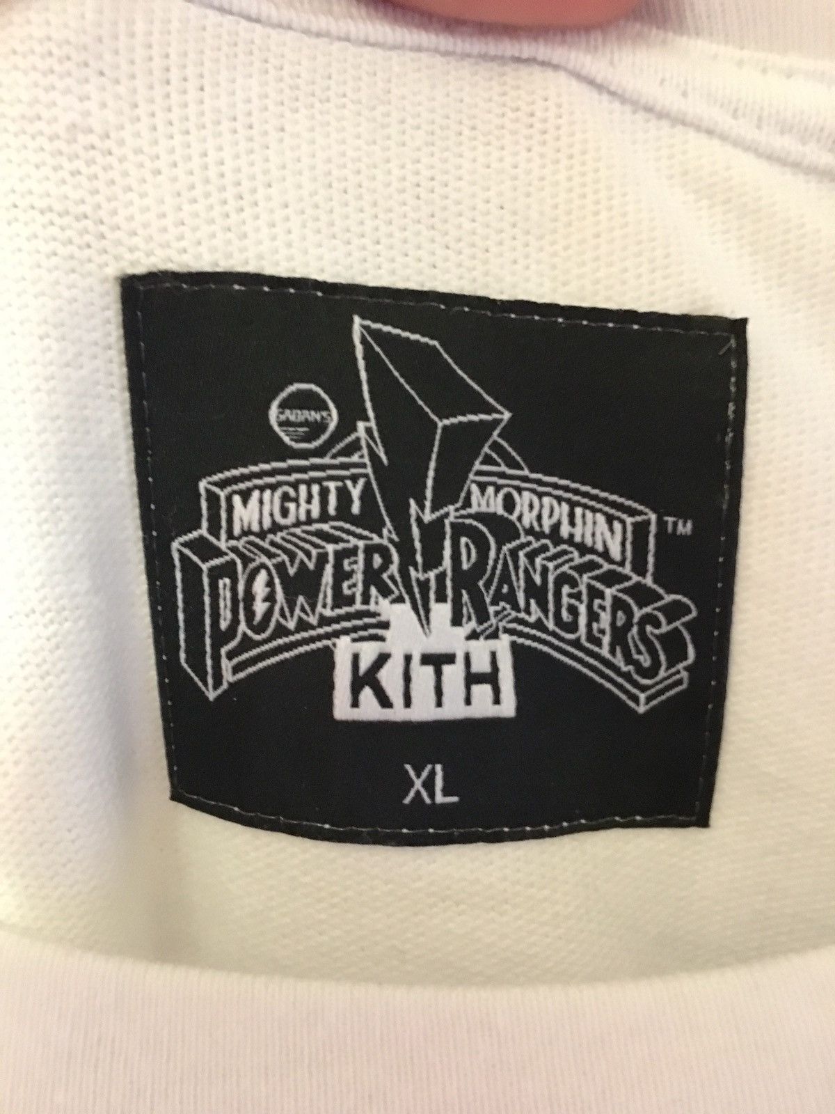 Kith Kith Power Ranger Logo Tee White XL | Grailed