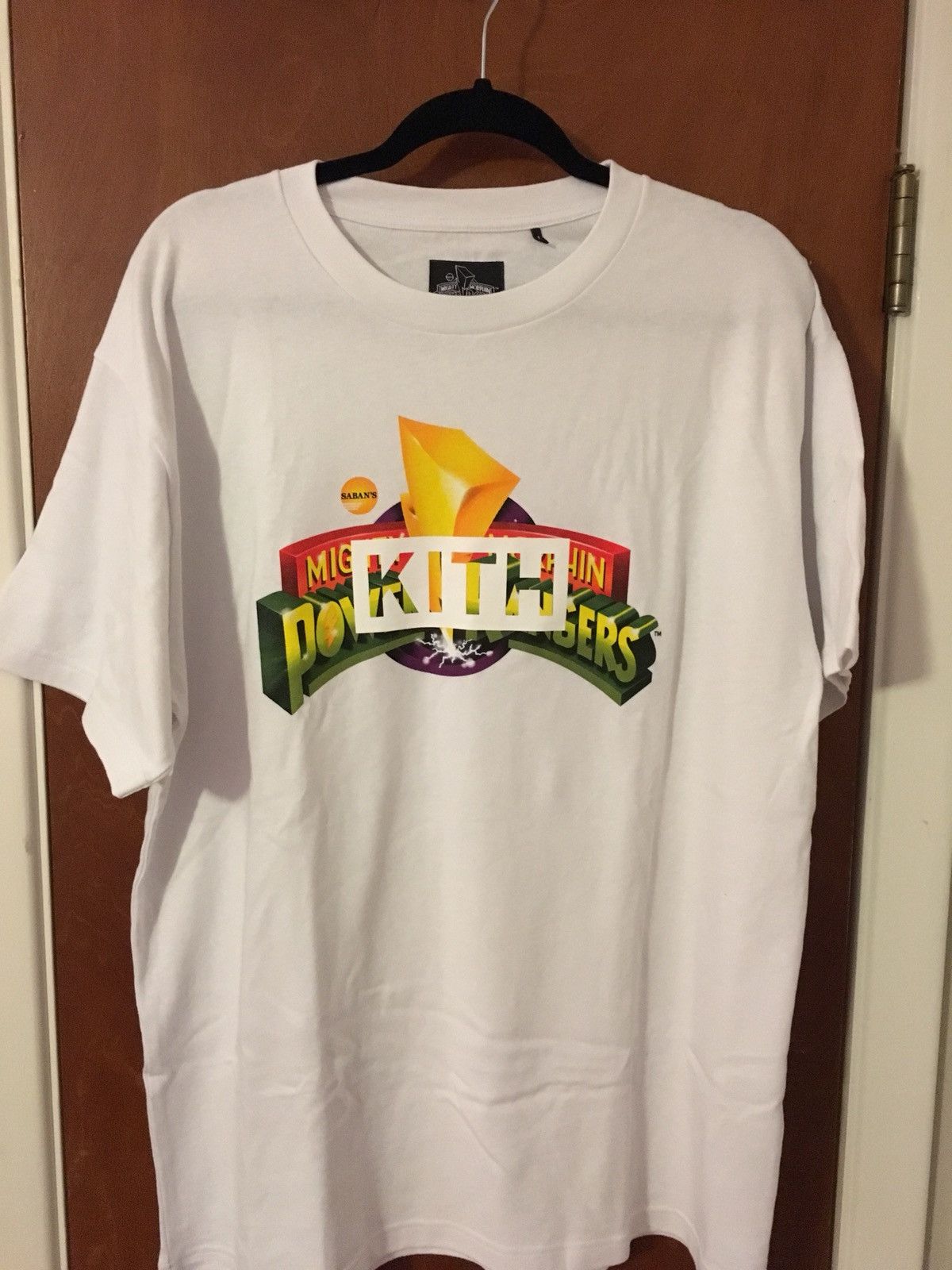 Kith Kith Power Ranger Logo Tee White XL | Grailed