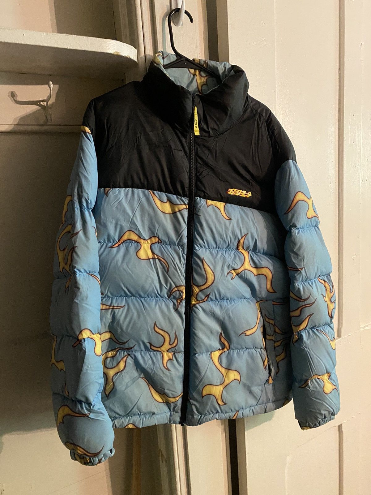 Golf Wang × Golf le Fleur Golf Wang Flame Puffer | Grailed