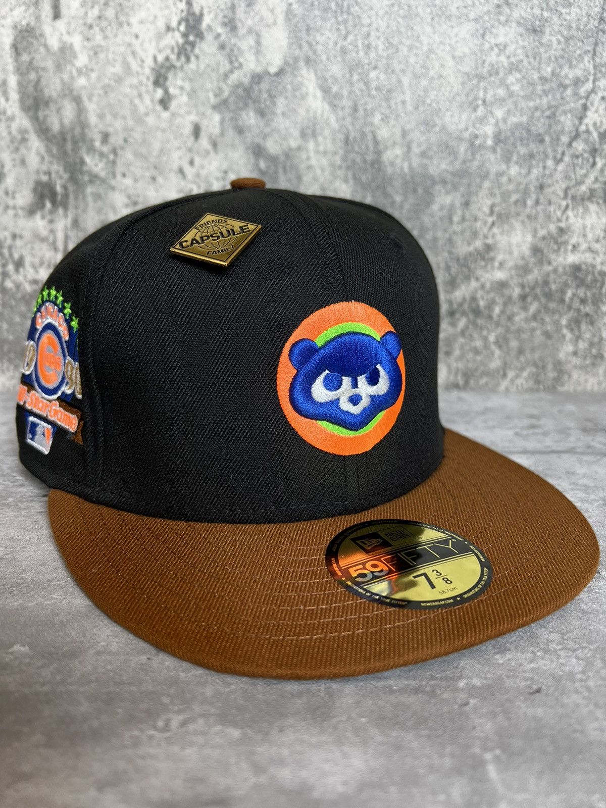 Capsule × New Era 7 3/8 Capsule Hats Kanye West Chicago Cubs 1990 ASG ...