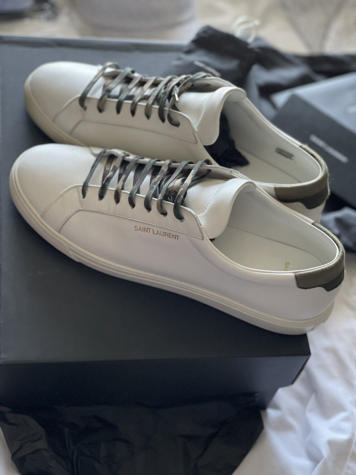 Saint Laurent Paris YSL Sneakers | Grailed