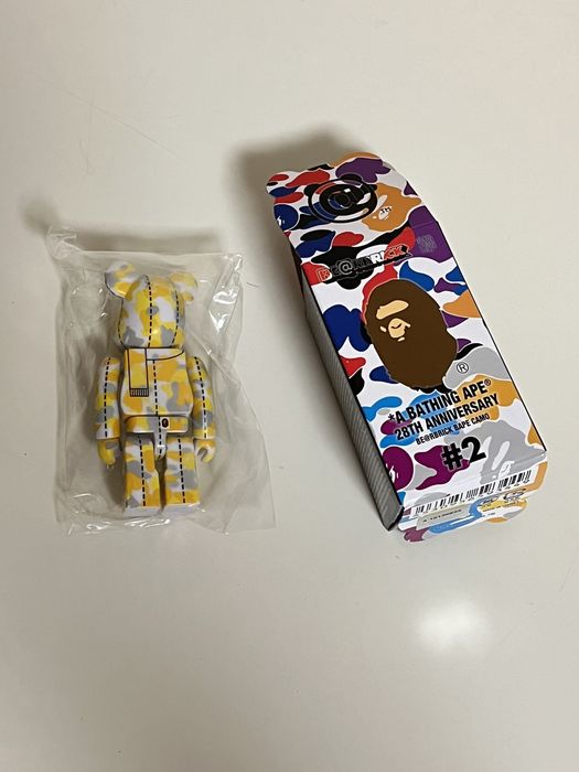 Bape RARE Bape Matsuyama Store Camo 100% Bearbrick | Grailed