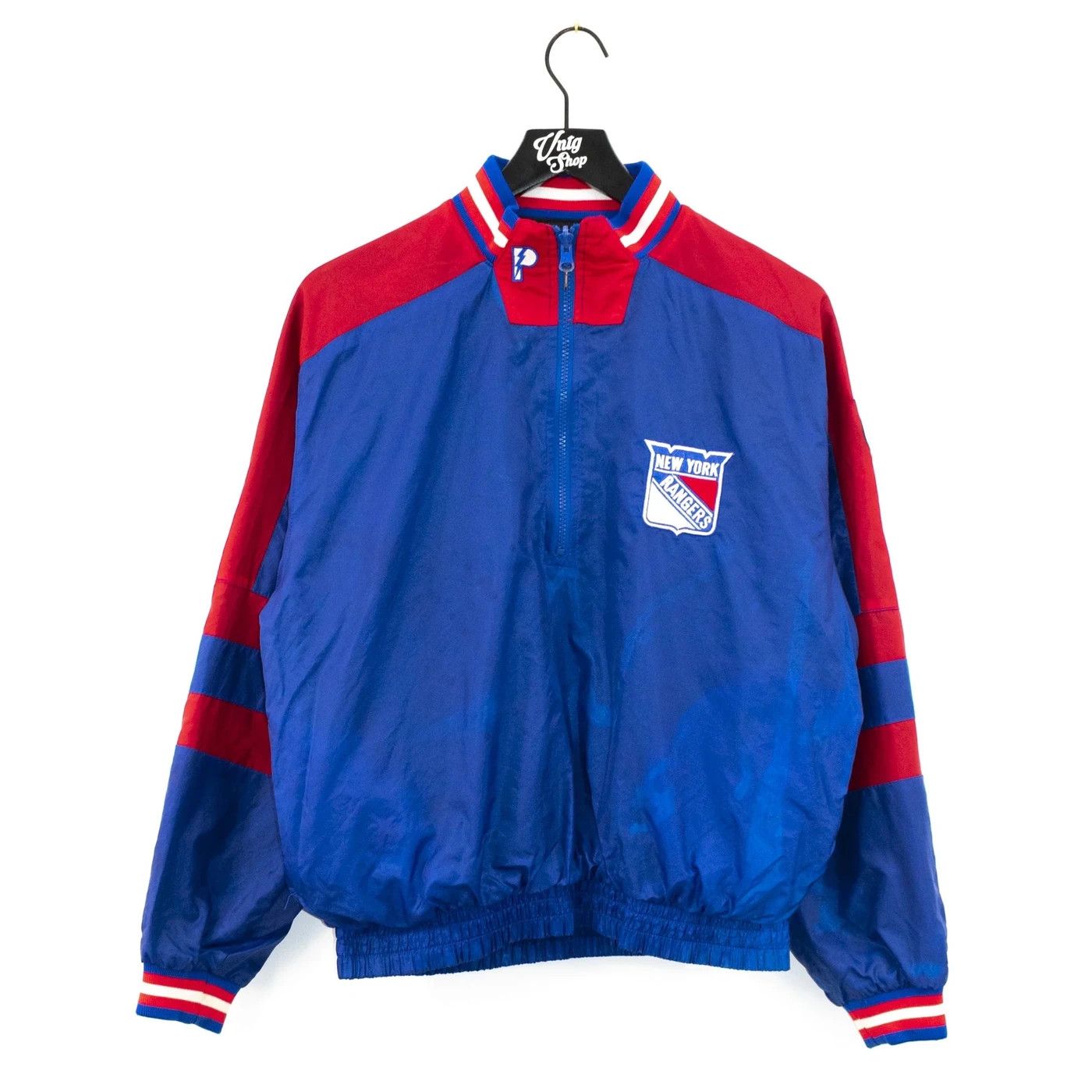 Vintage 90s Pro Player NY Rangers Reversible Windbreaker Youth XL | Grailed