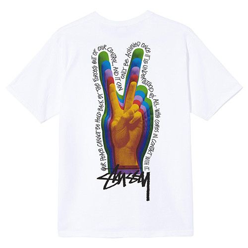 Stussy Stussy Peace Sign T-shirt | Grailed