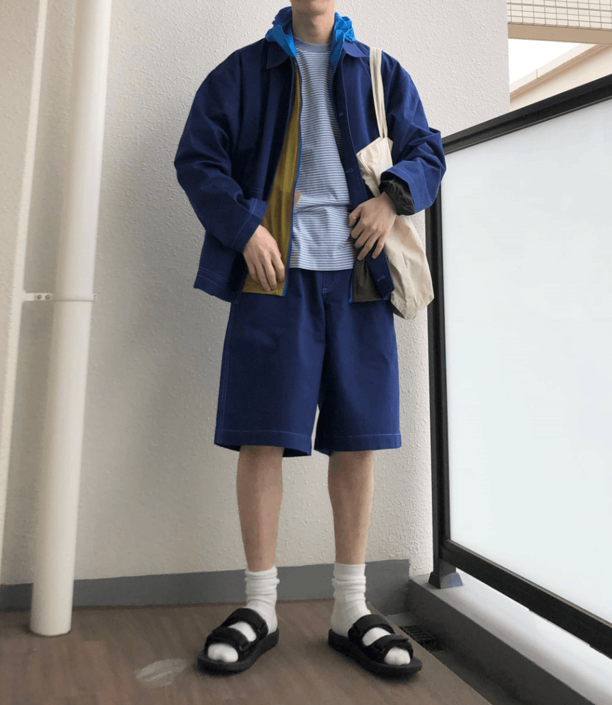 Uniqlo Marni x Uniqlo Blue Utility Jacket | Grailed