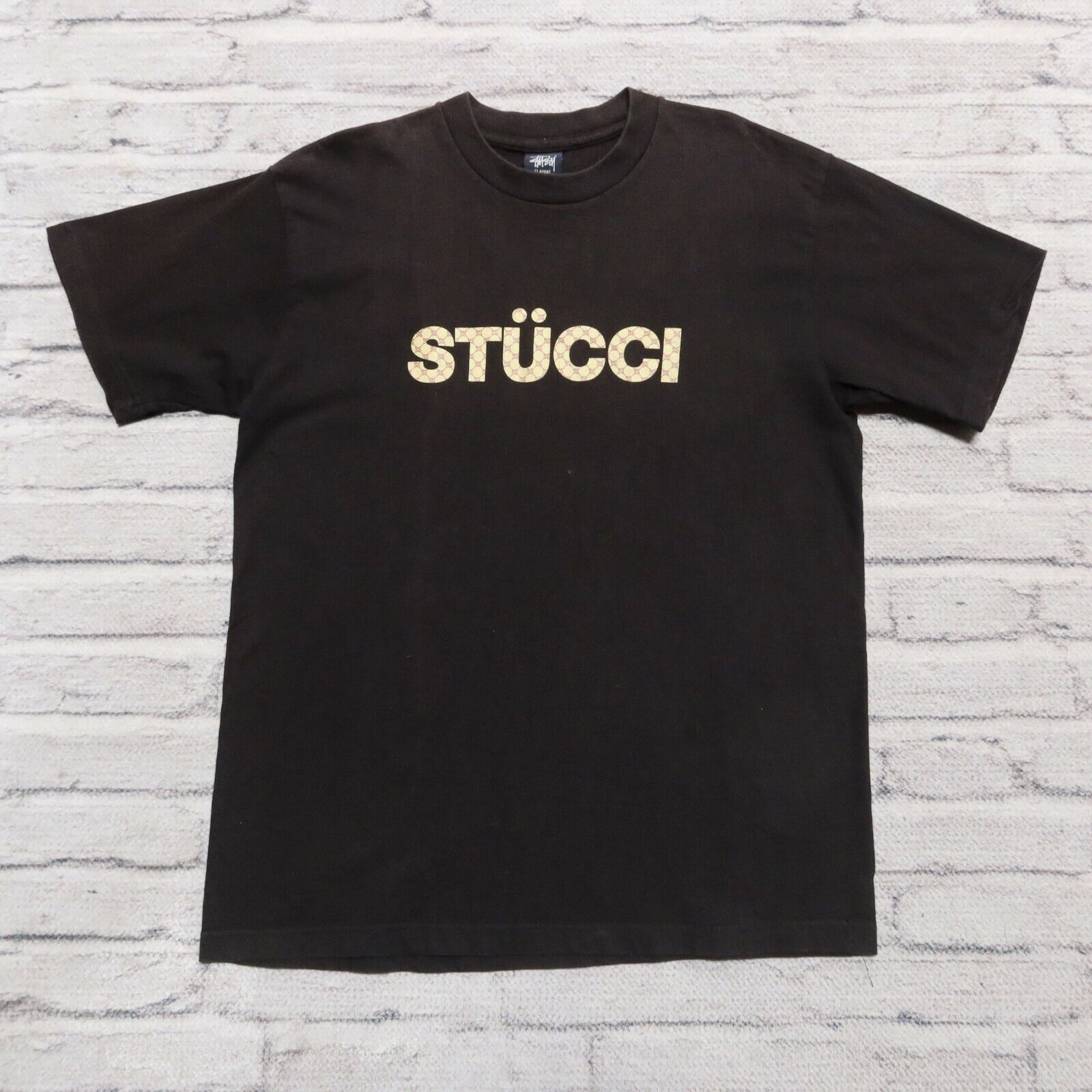 Stussy Vintage Rare Stussy Stucci Tshirt Hip Hop 90s Single Stitch Made ...