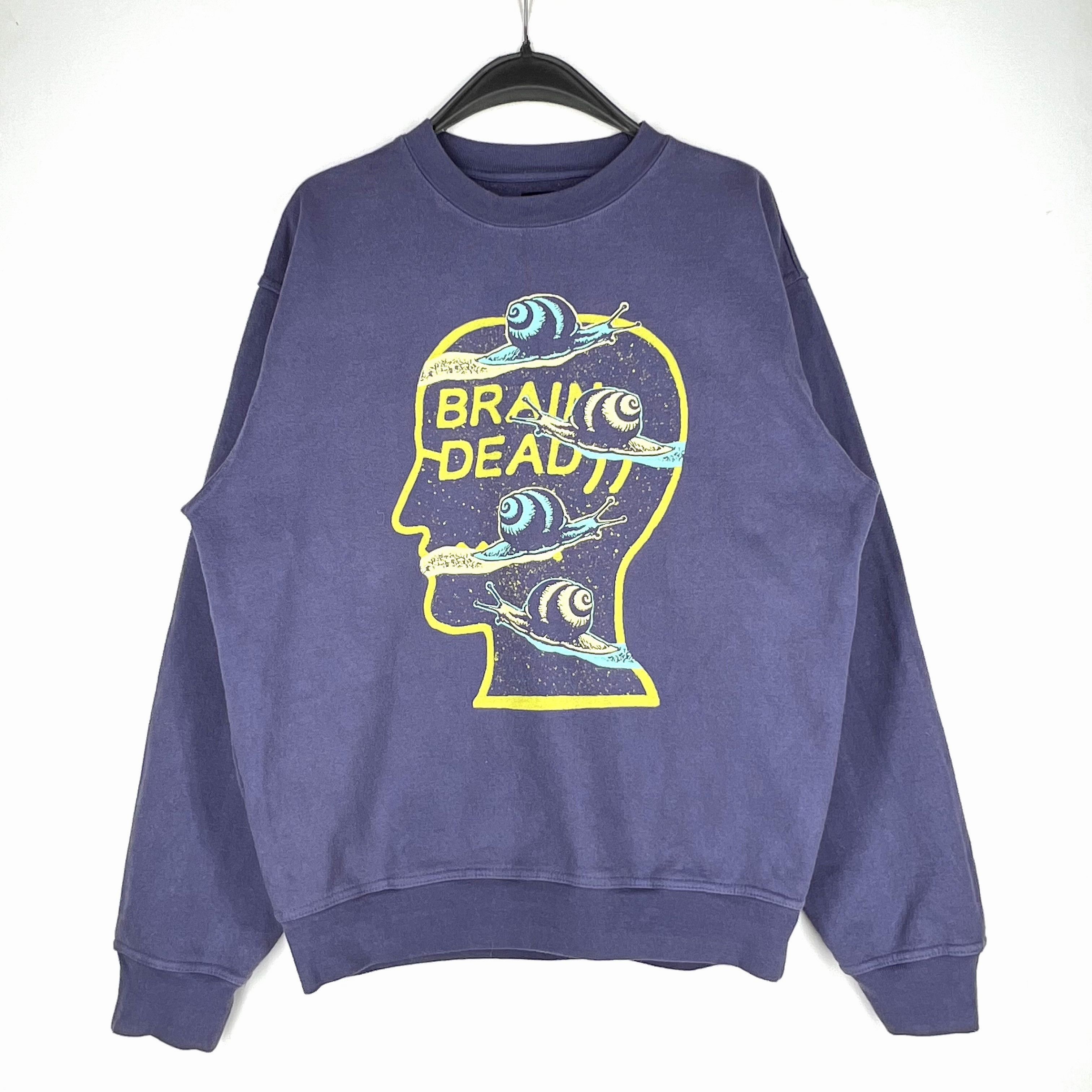 Brain Dead × Streetwear × Vintage Brain Dead Streetwear Big Logo Size S ...