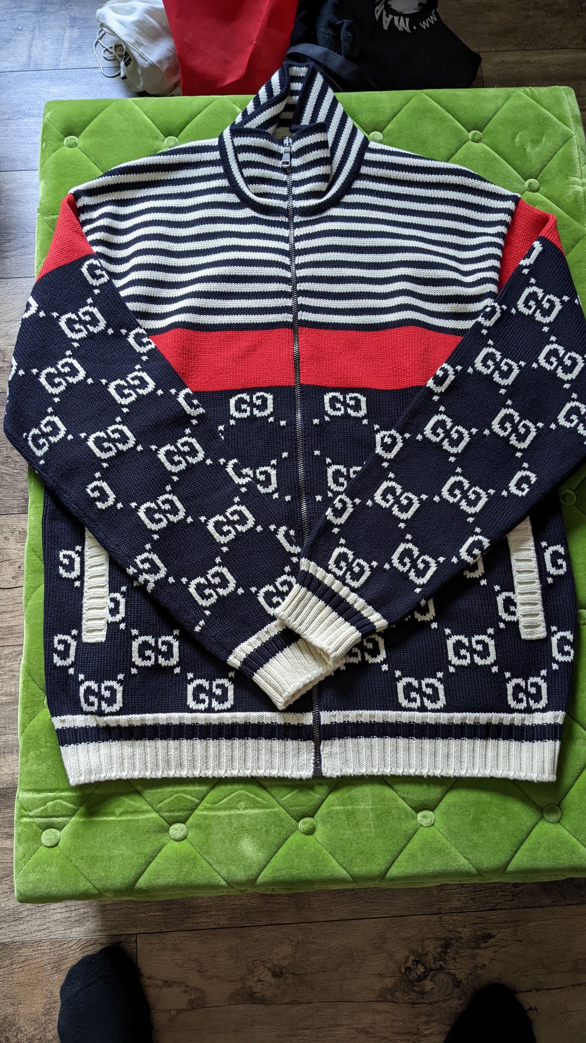 Gucci NEW Gucci zip up sweater | Grailed