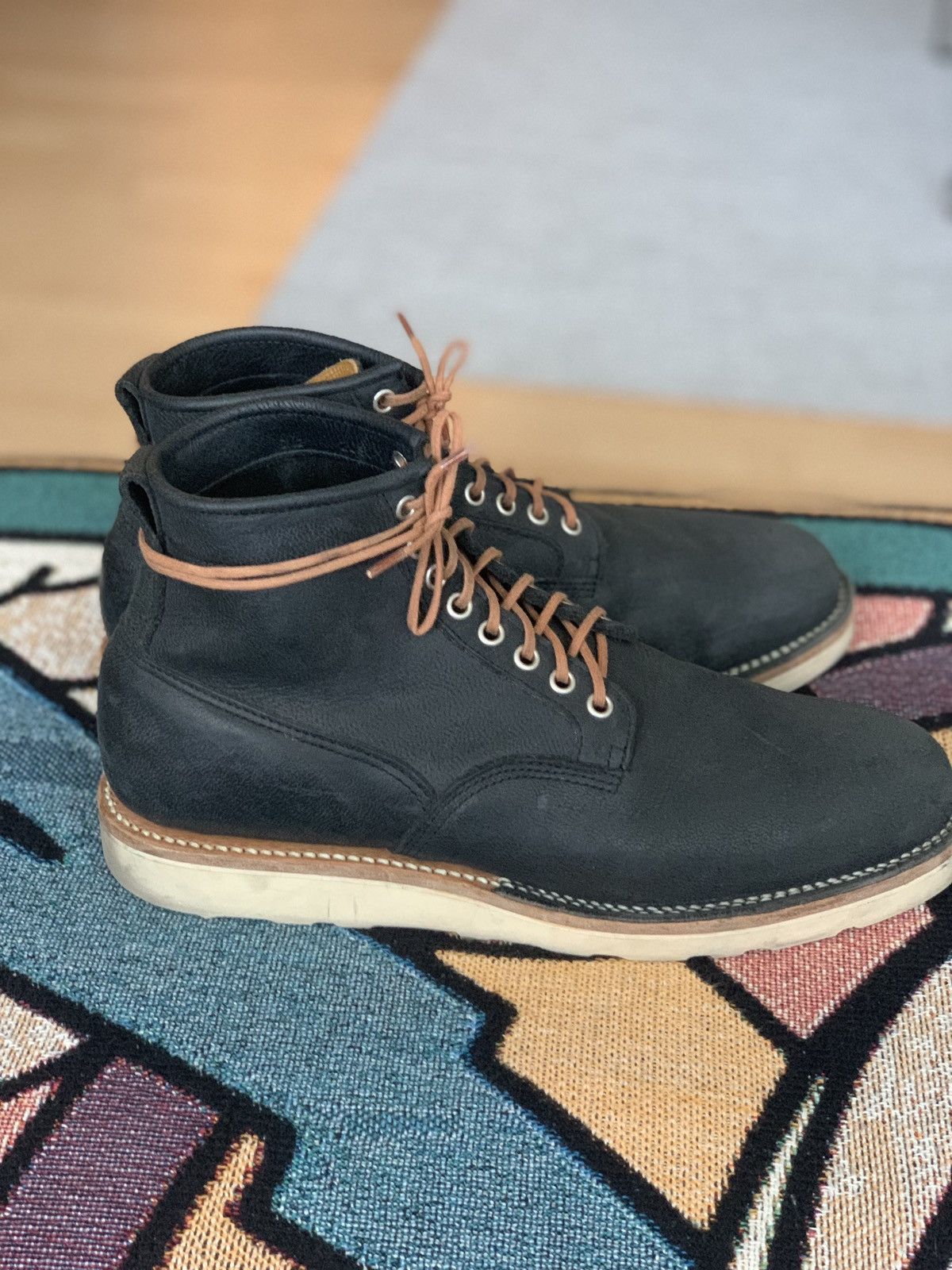 Viberg Viberg x Division Road Scout Boot - Black Unicorn Leather | Grailed