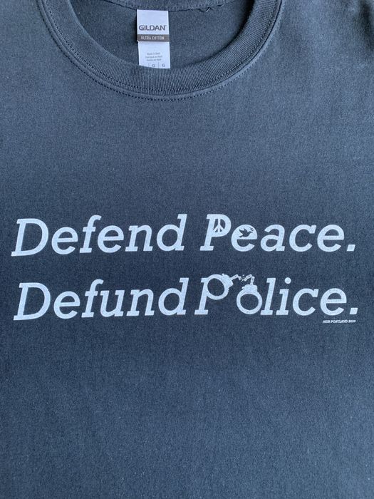 Heir Defend Peace Defund Police Tee | Grailed