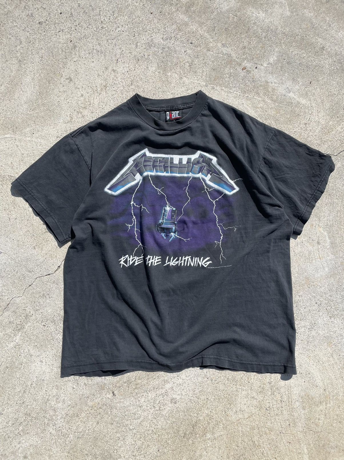 Vintage Vintage Metallica Giant Ride The Lightning 1994 Rock Band | Grailed