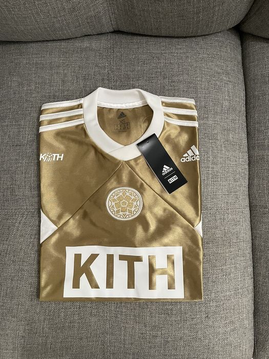 Adidas KITH x ADIDAS MATCH JERSEY RAYS AWAY GOLD | Grailed