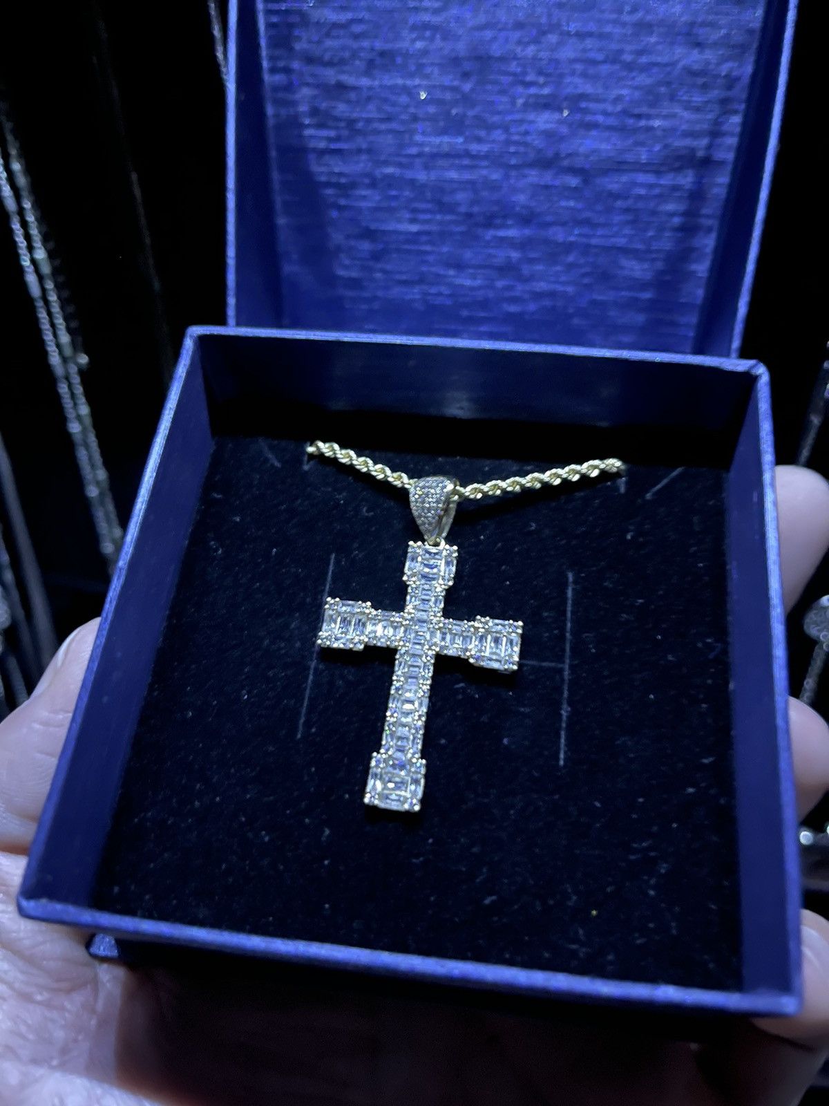 Custom Diamond Cross Pendant | Grailed