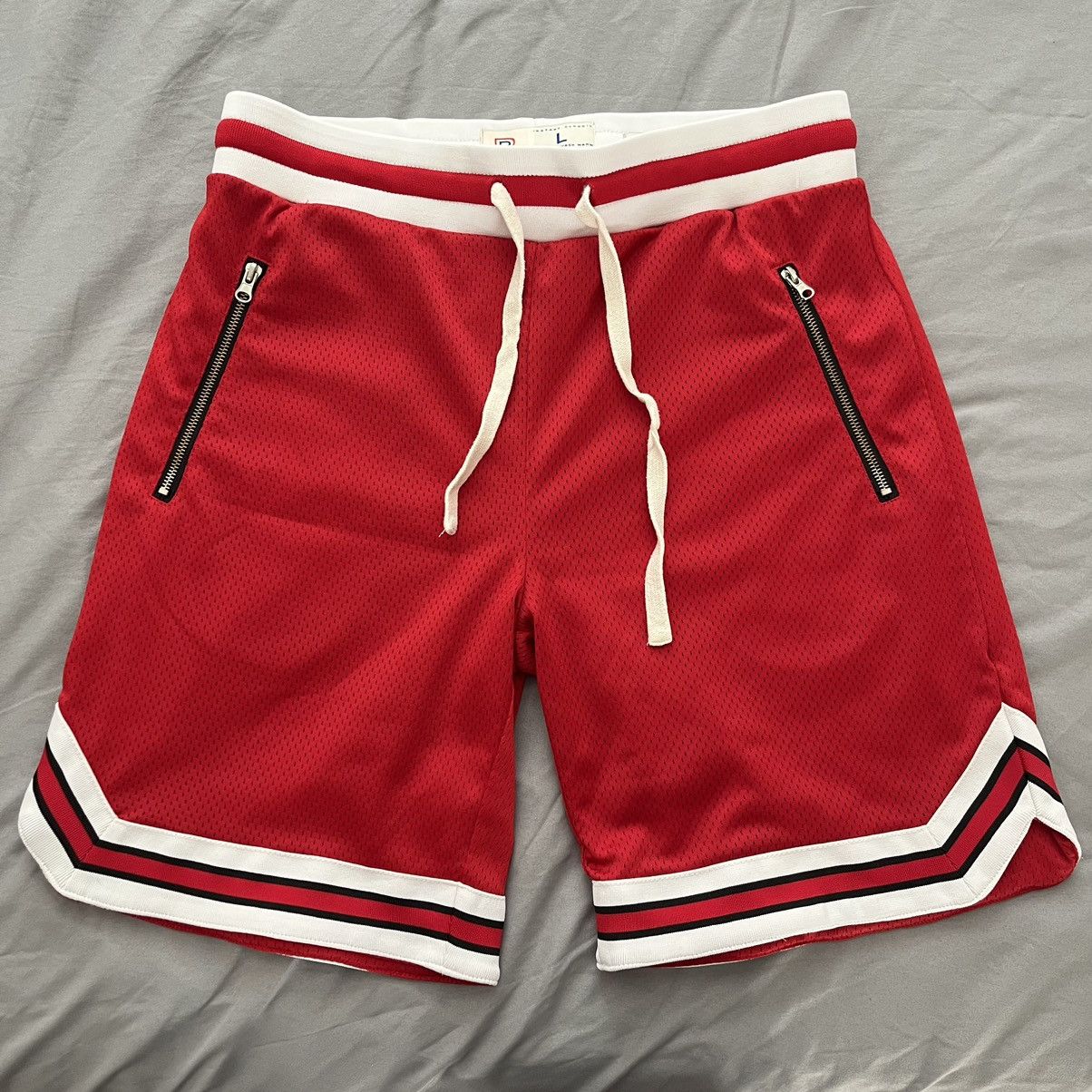 Rare Bascom Projects 1993-XXV Shorts Bred Perforated Chicago L | Grailed