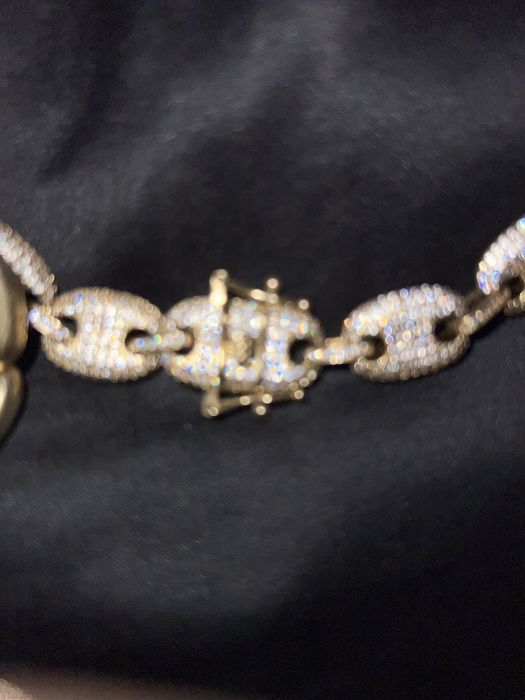 Gold GLD Gold chain with ice | Grailed