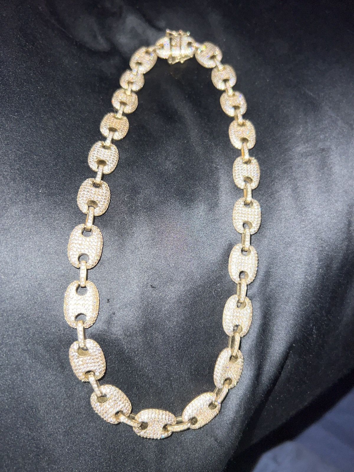 Gold GLD Gold chain with ice | Grailed