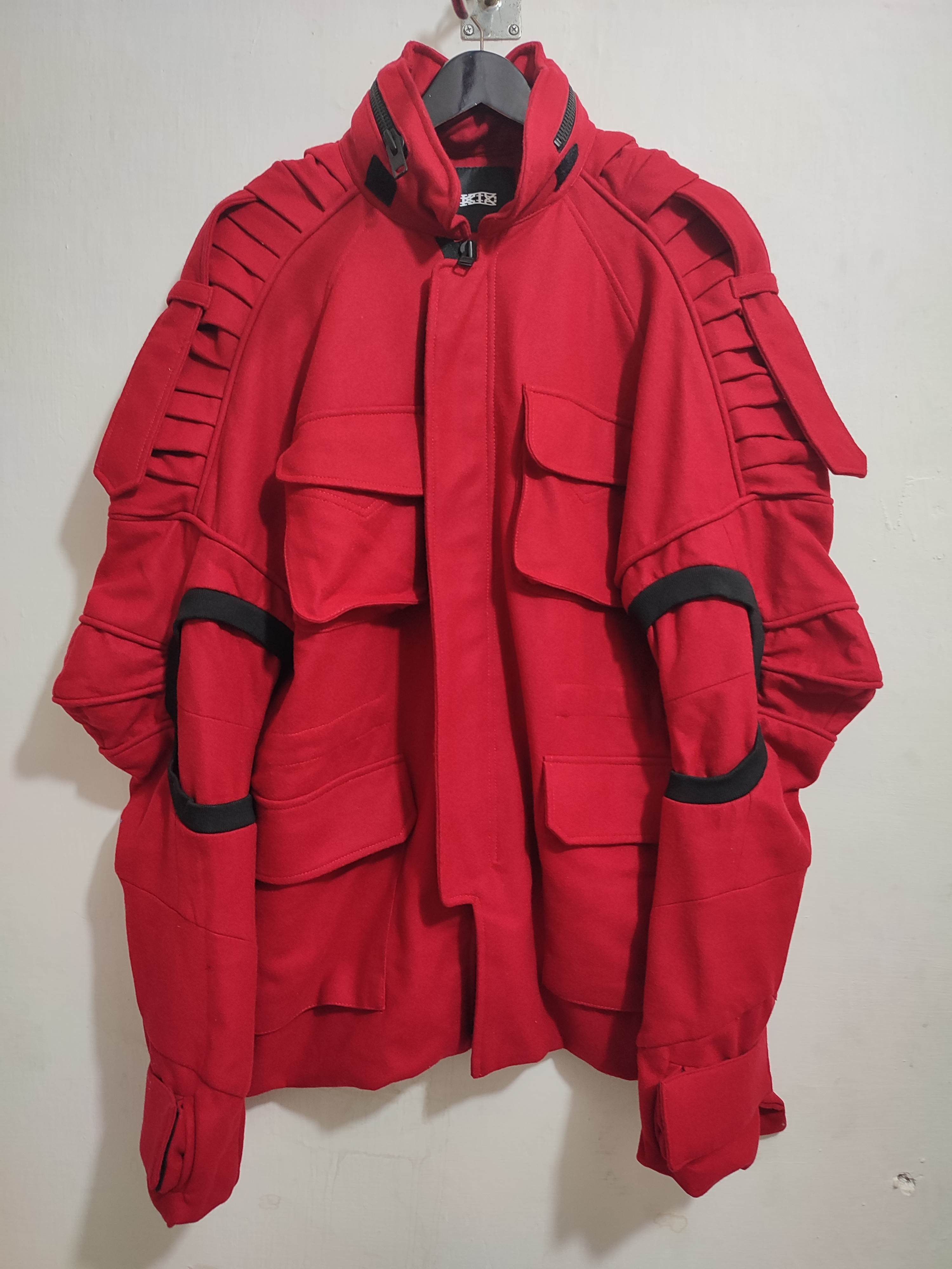 Kokon to Zai × Ktz × Streetwear Rare!!! KTZ Red Wool Jacket | Grailed