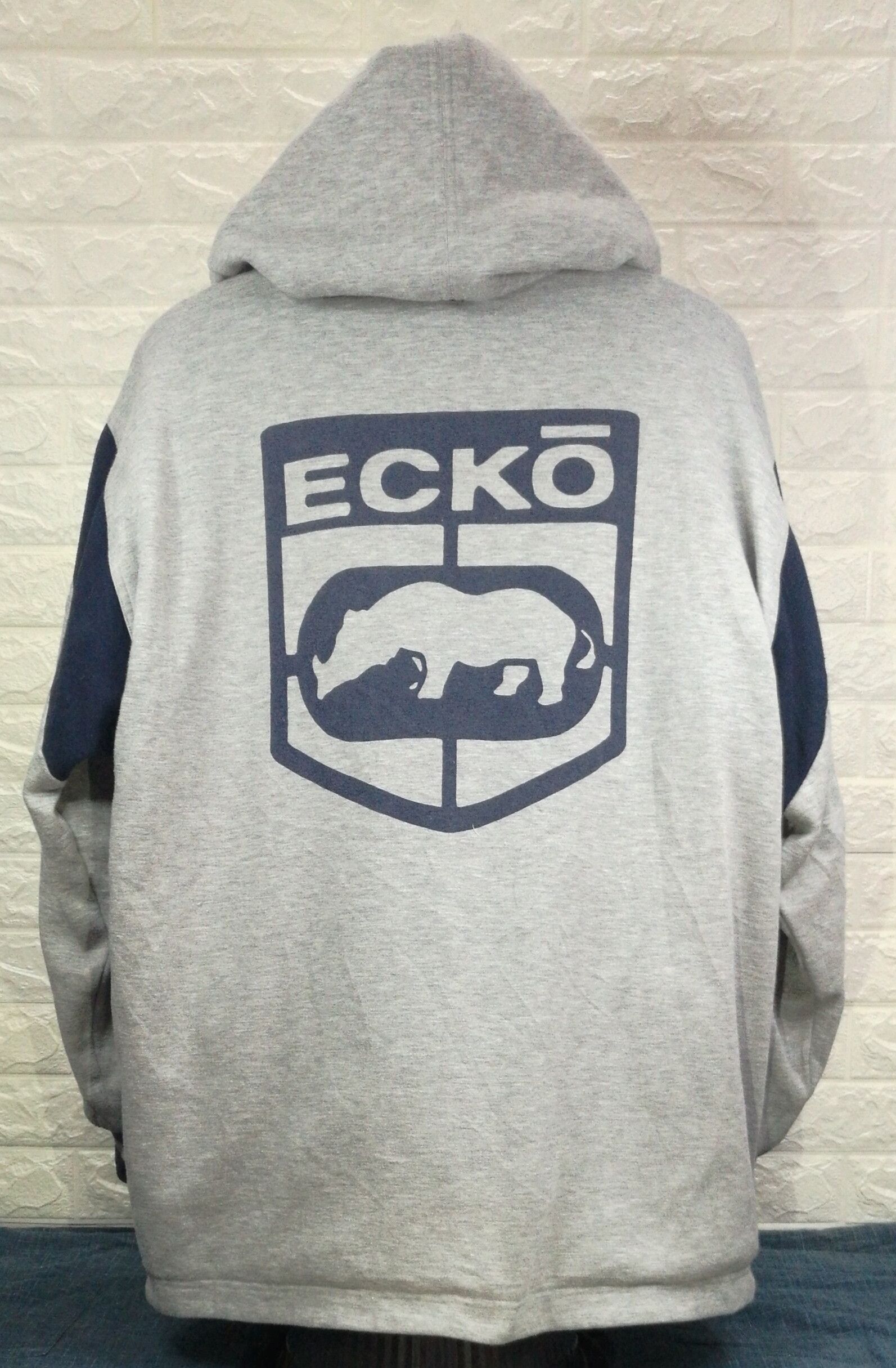 Vintage Vintage Ecko Unltd Reversible Hoodie Big Logo Jacket | Grailed