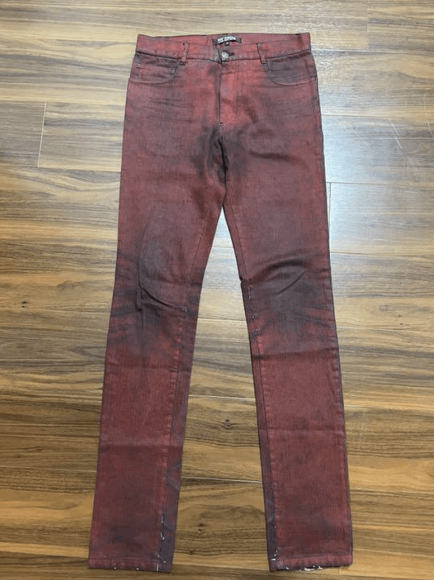 Raf Simons Final$ Rare Size AW05 History of my World Coated Rust Denim ...