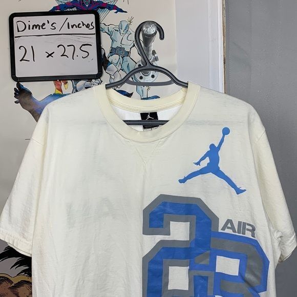 Jordan Brand Air Jordan UNC University Blue Colorway Graphic Tee | Grailed