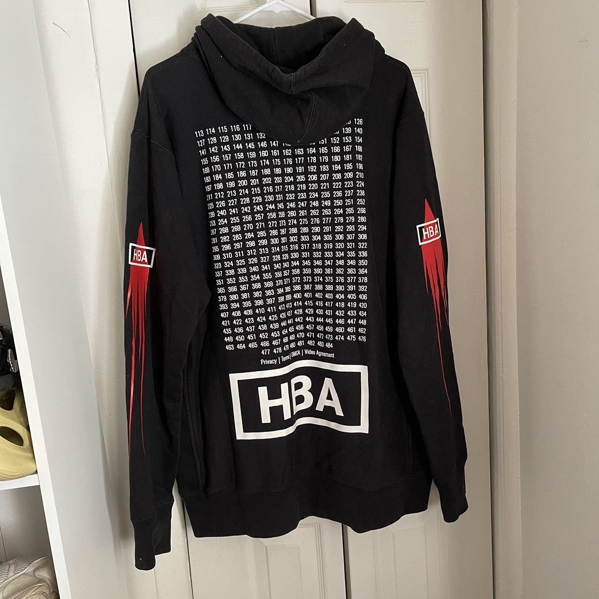 Hood By Air Rare HBA Tour Graphic hoodie | Grailed