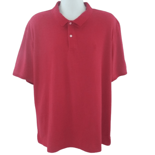Izod Izod Red Striped Polo XXL | Grailed