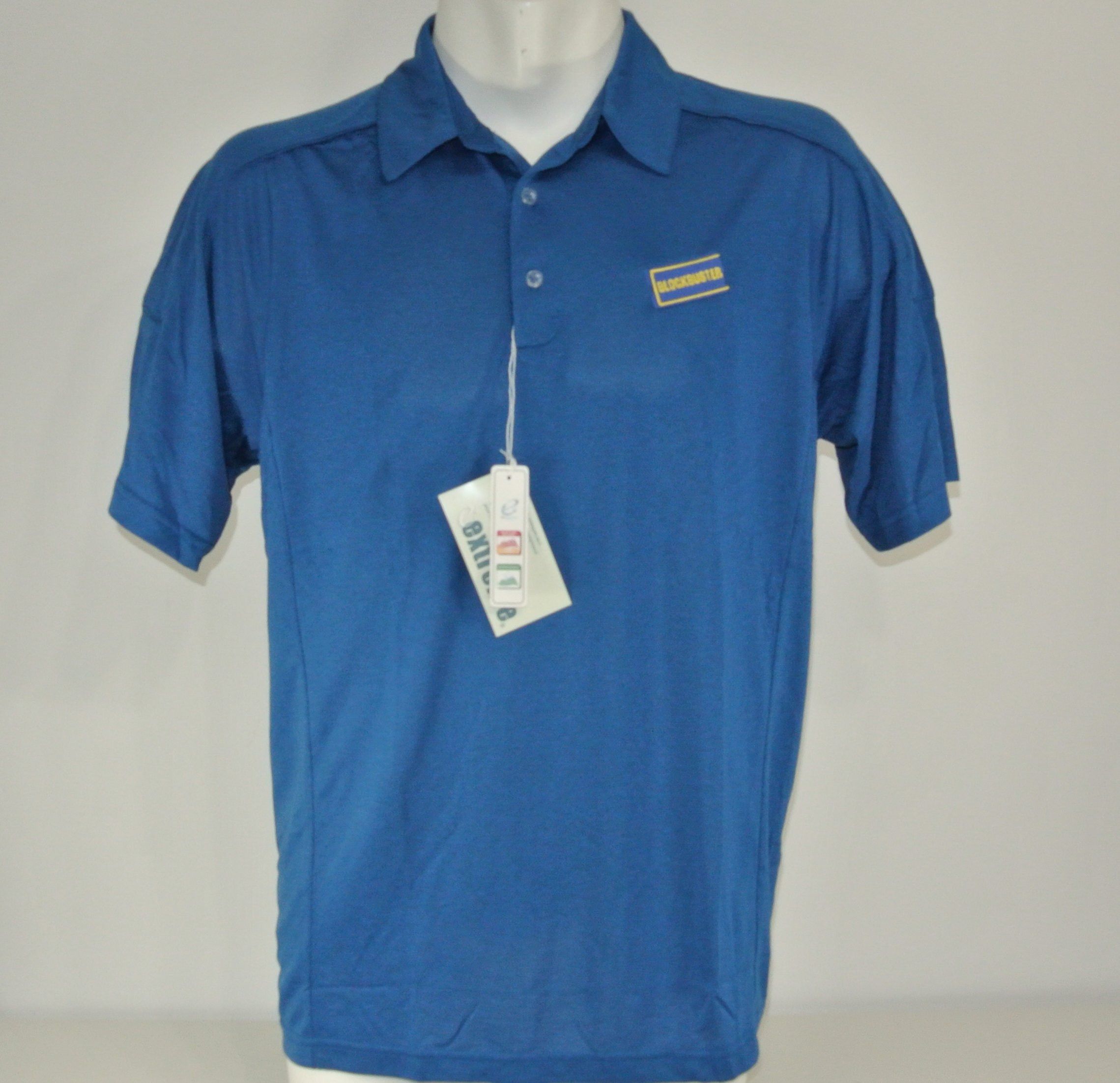 Vintage Blockbuster Video Vintage Employee Uniform Polo Shirt Blue ...