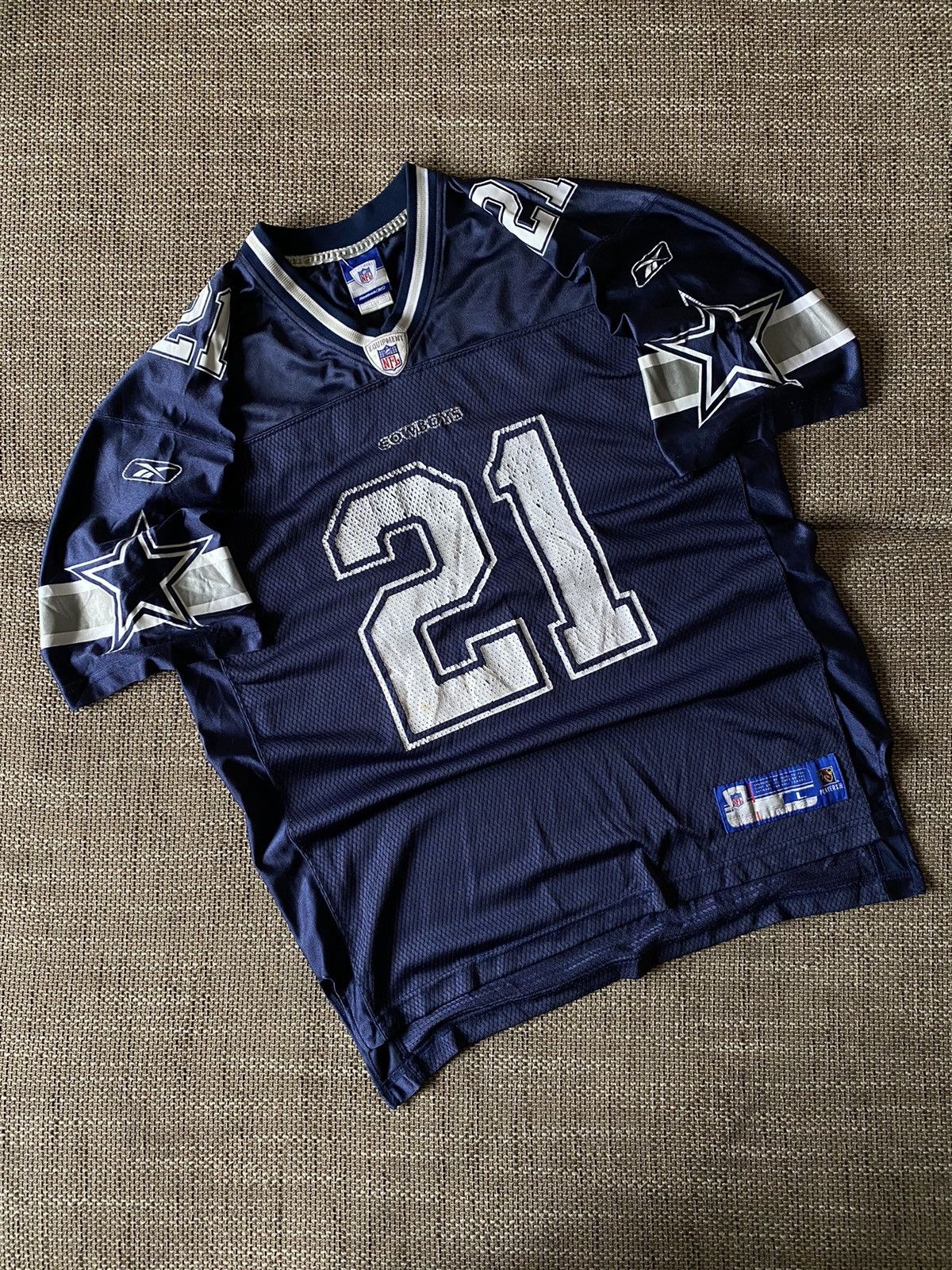 NFL × Triple A Baseball × Vintage NFL Cowboys Jones 21 Jersey Vintage ...