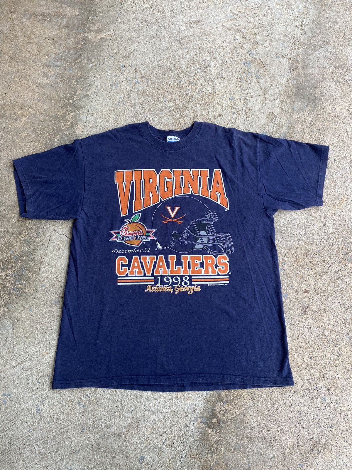 Streetwear × Vintage Vintage 90’s Virginia Cavalier UVA Peach Bowl ...