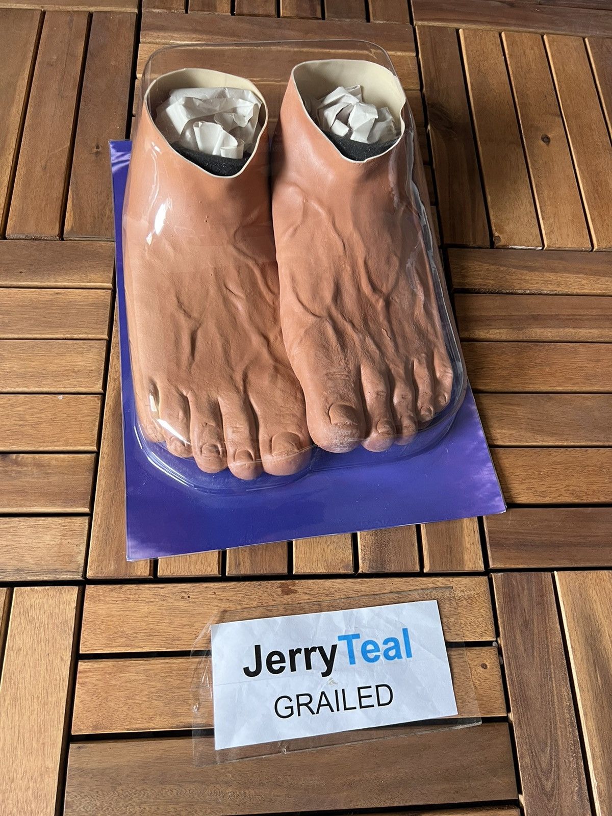Imran Potato Imran Potato Tan Caveman Slippers Shoes | Grailed