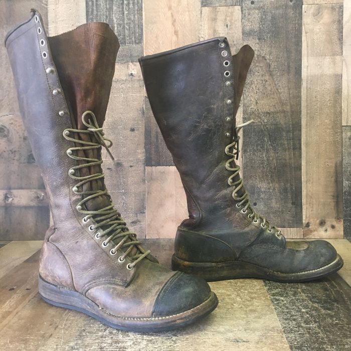 Chippewa Chippewa Original Vtg Soft Toe Tall Logger Boots Mens 8.5 E ...