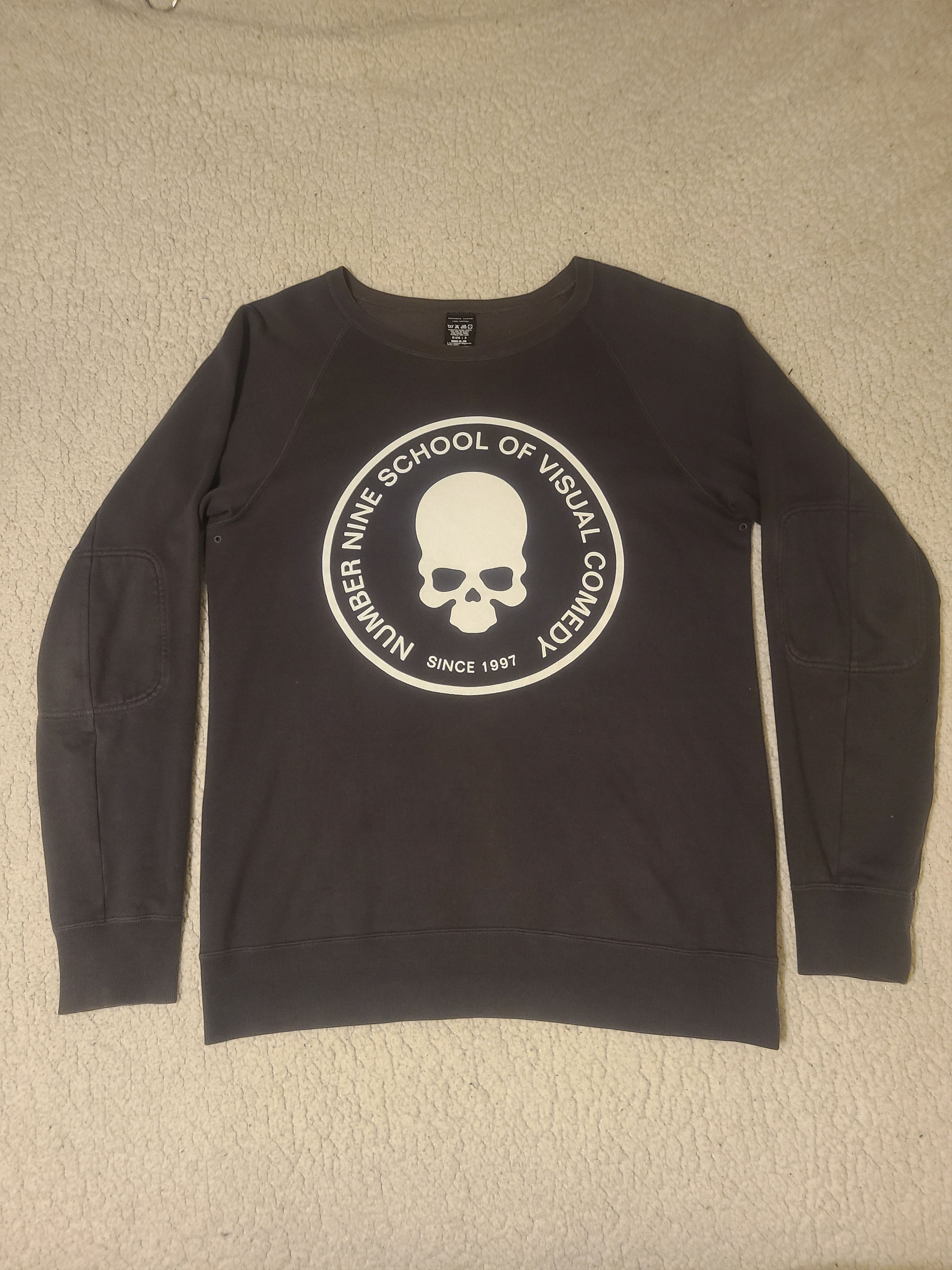 Number (N)ine Number nine school of visual comedy sweatshirt | Grailed