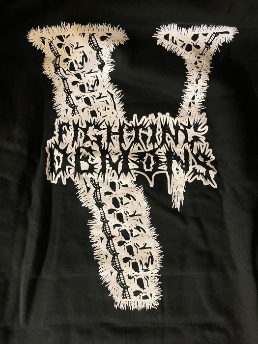 Vlone Juice Wrld x Vlone Bones Hoodie Black | Grailed