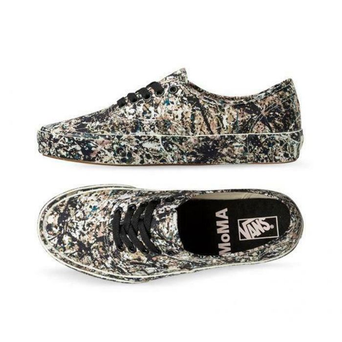Vans Vans X MoMA Jackson Pollock Authentic Shoes Mens 6 Camo NWB | Grailed