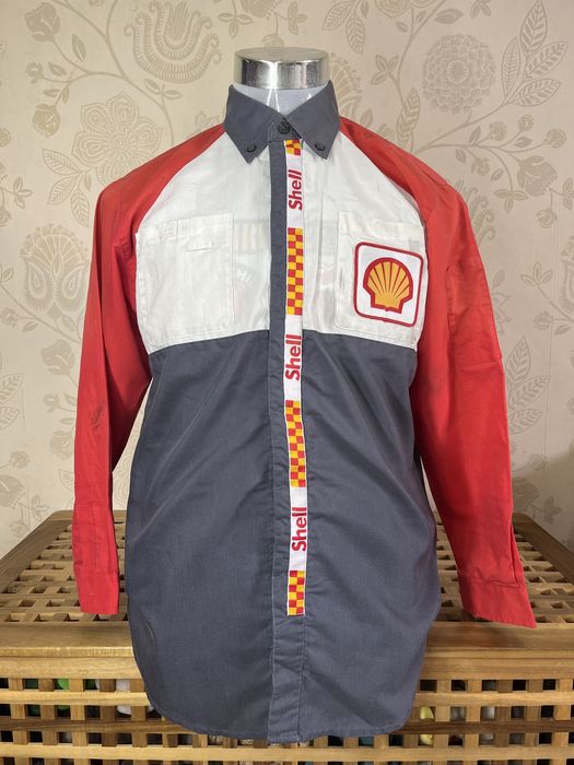 Vintage Shell Uniform Vintage Japan Racing Workers Long Sleeves | Grailed